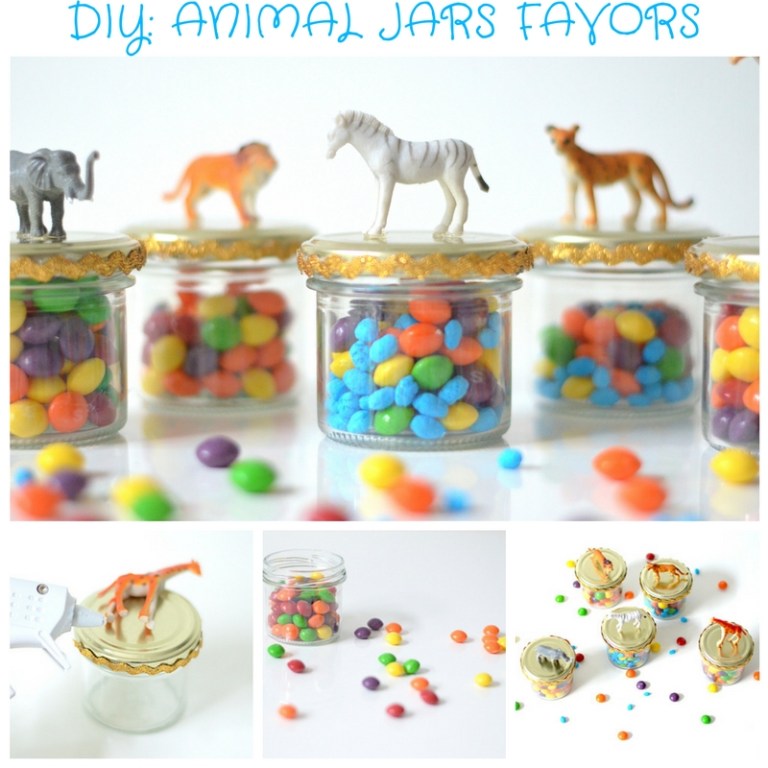 DIY: Animal Jars Favors – The Party Ville – Party planner Luxembourg ...